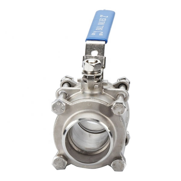 Industry sus304 3pcs welded body ball valve for water, China 3pc welded ...