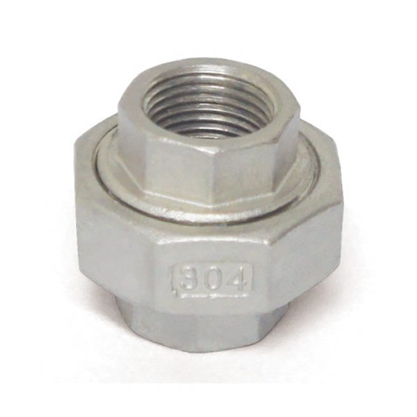 Stainless Steel Pipe Fitting SS304 BSPT NPT Thread Screw Union 1/4inch ...